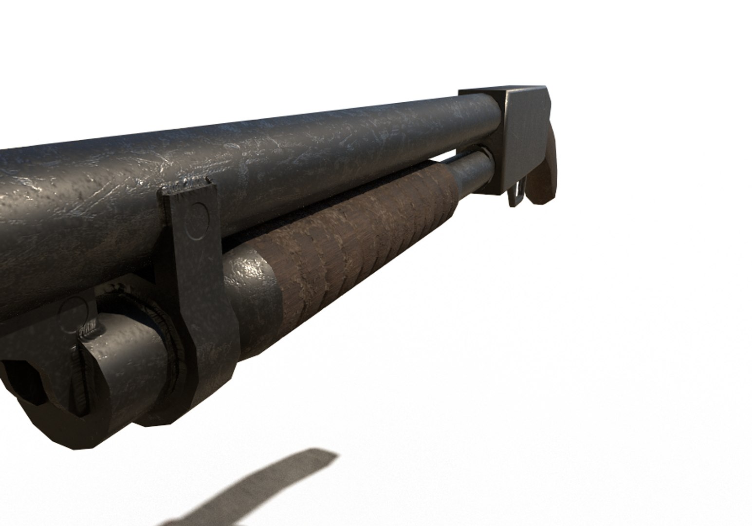 Shotgun Gun Pump 3D - TurboSquid 1419882