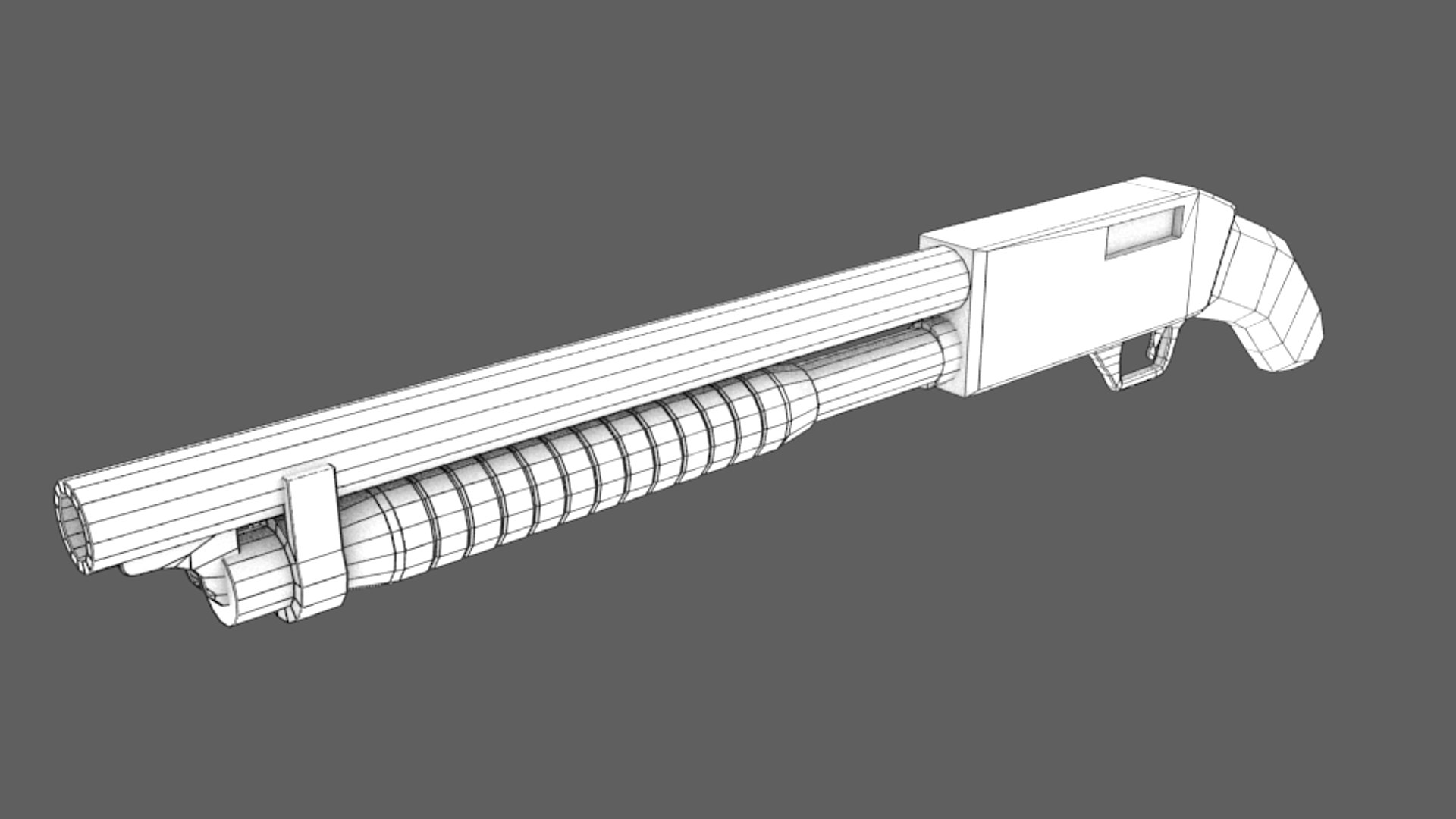 Shotgun Gun Pump 3D - TurboSquid 1419882