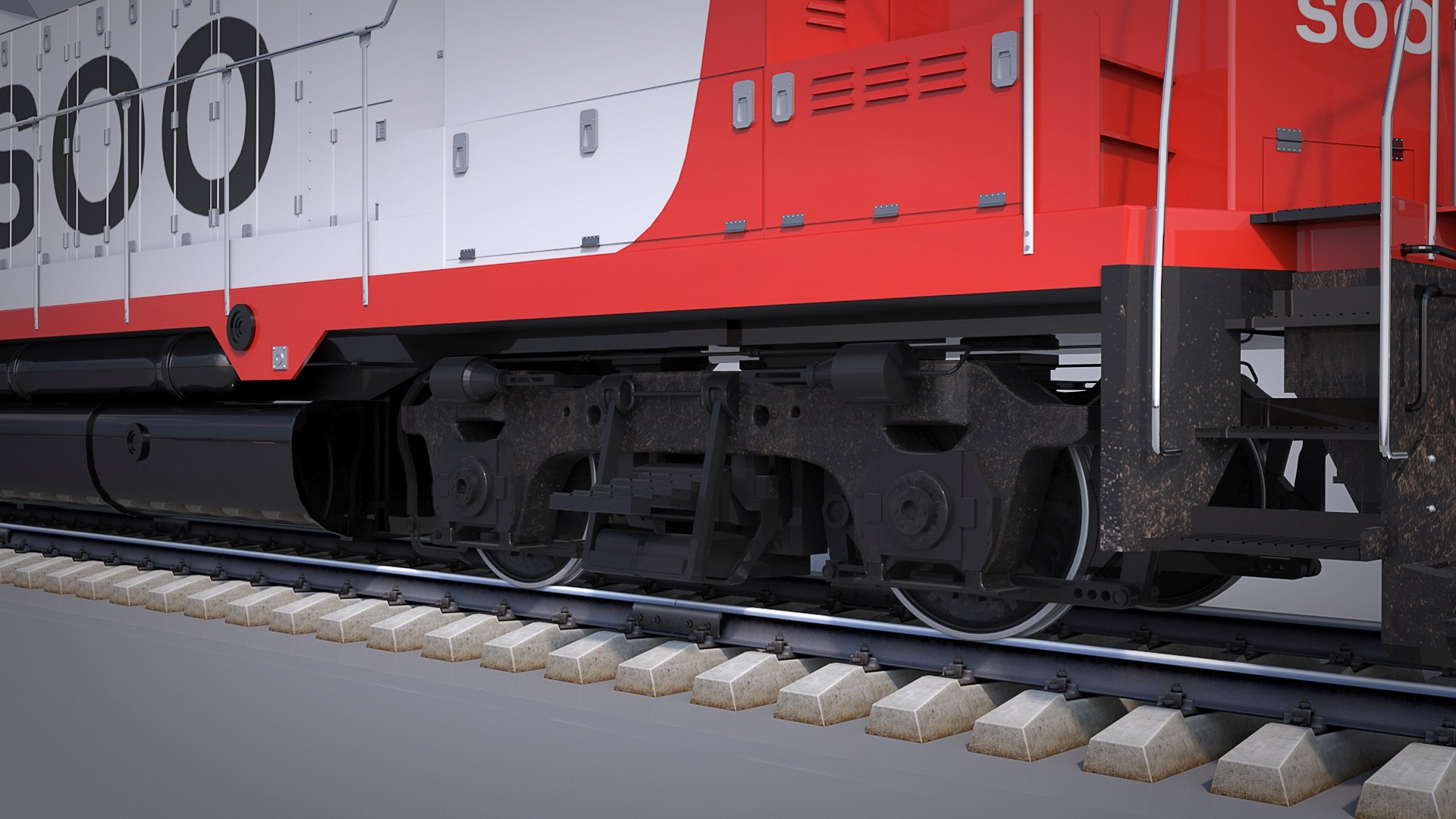 3D Locomotive Soo Line Gp - TurboSquid 1188168