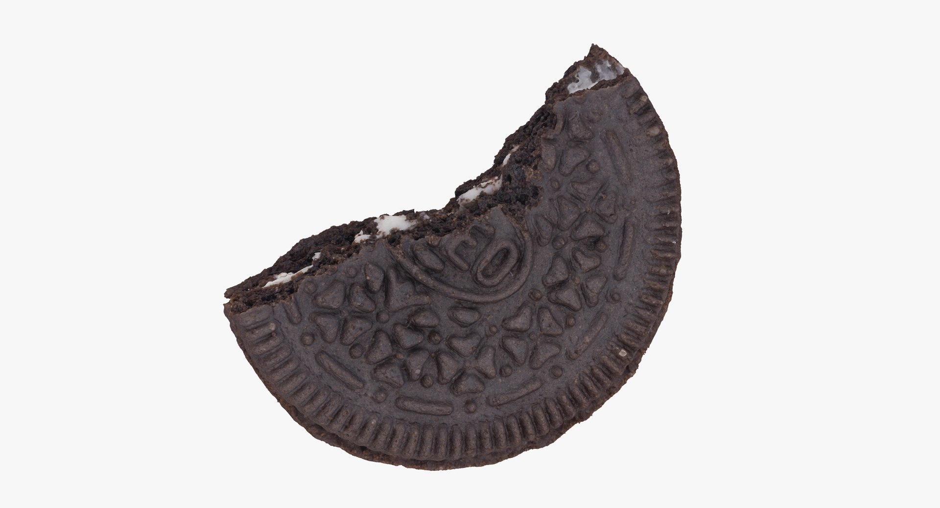 Oreo Cookie 01 Bitten 3D Model - TurboSquid 1542302