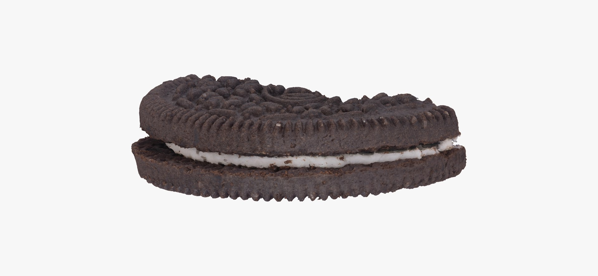 Oreo Cookie 01 Bitten 3D Model - TurboSquid 1542302