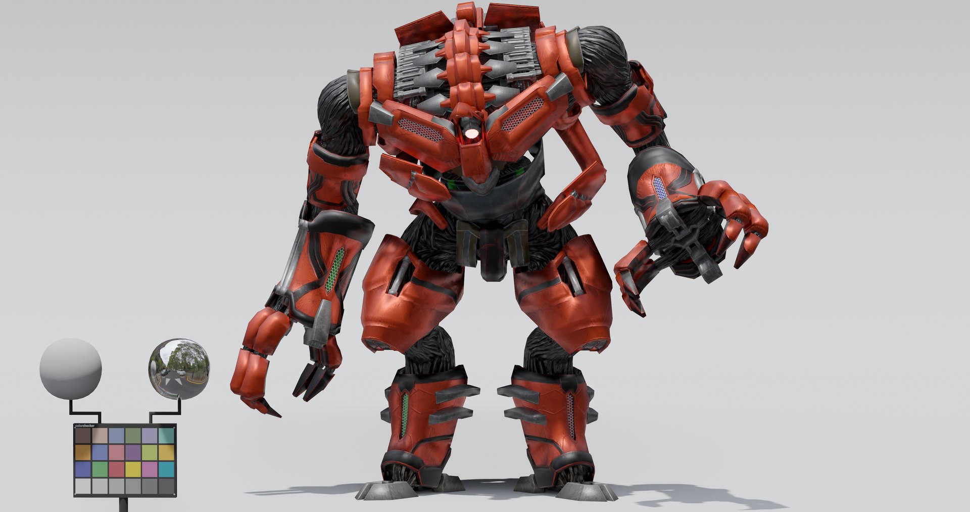 3D Giant droid mecha robot - rigged model - TurboSquid 2085644