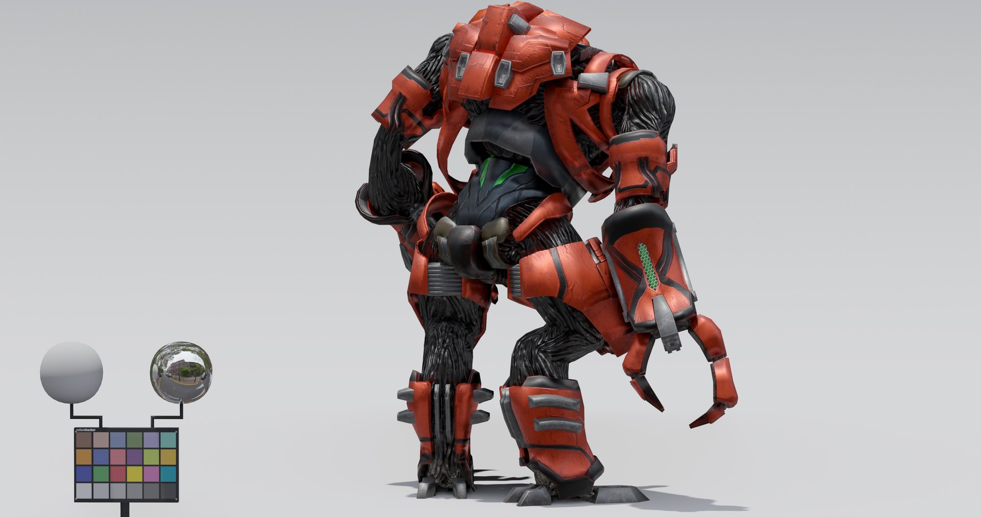 3D Giant droid mecha robot - rigged model - TurboSquid 2085644