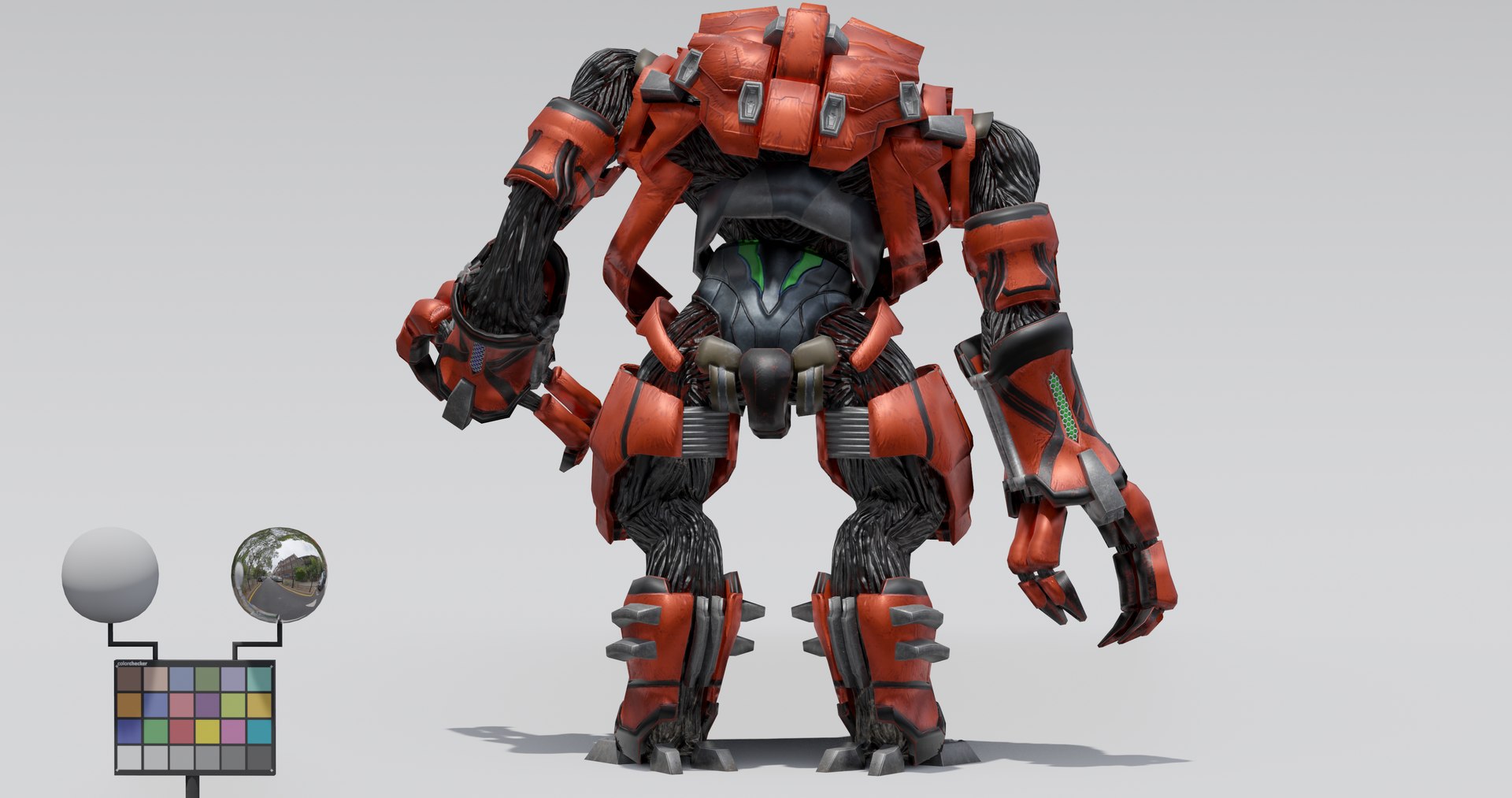 3D Giant droid mecha robot - rigged model - TurboSquid 2085644