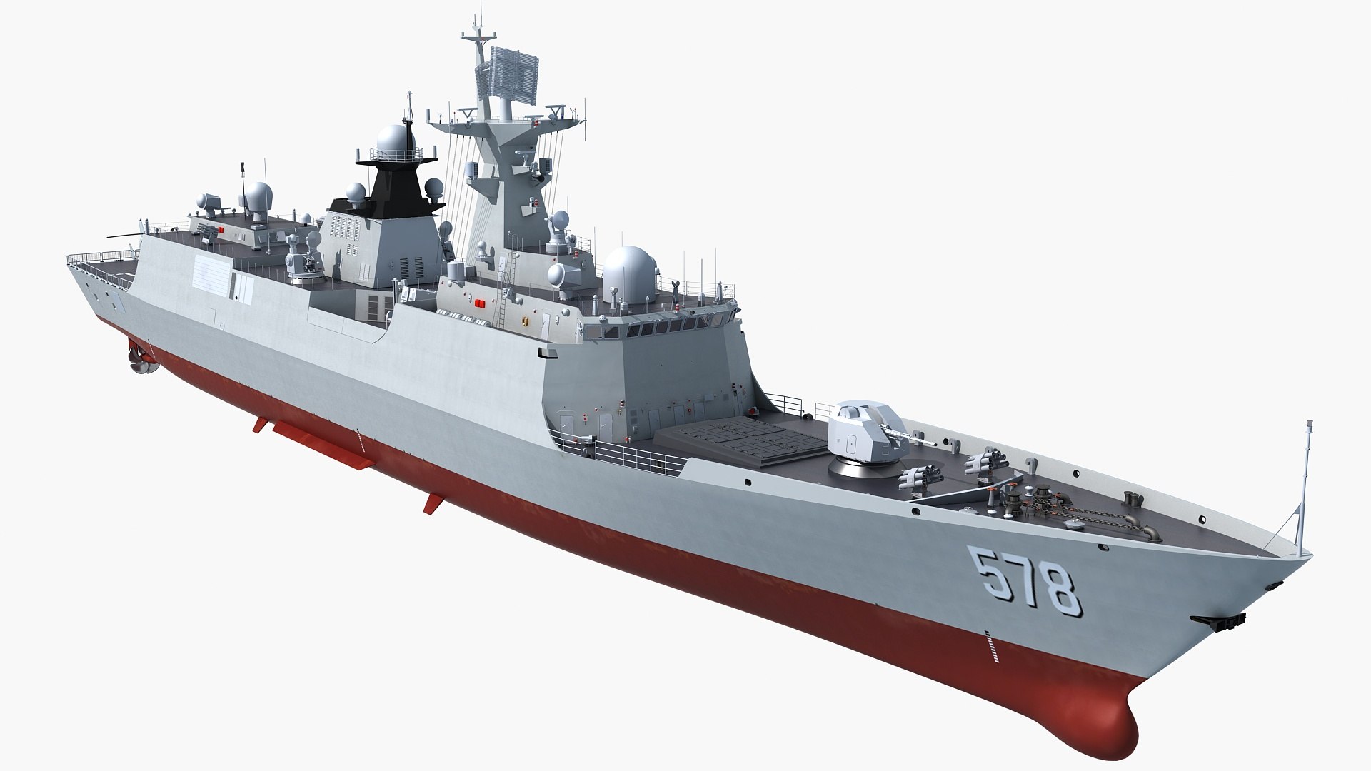 Chinese Navy Type 054A 056 Corvette 3D model - TurboSquid 1940519