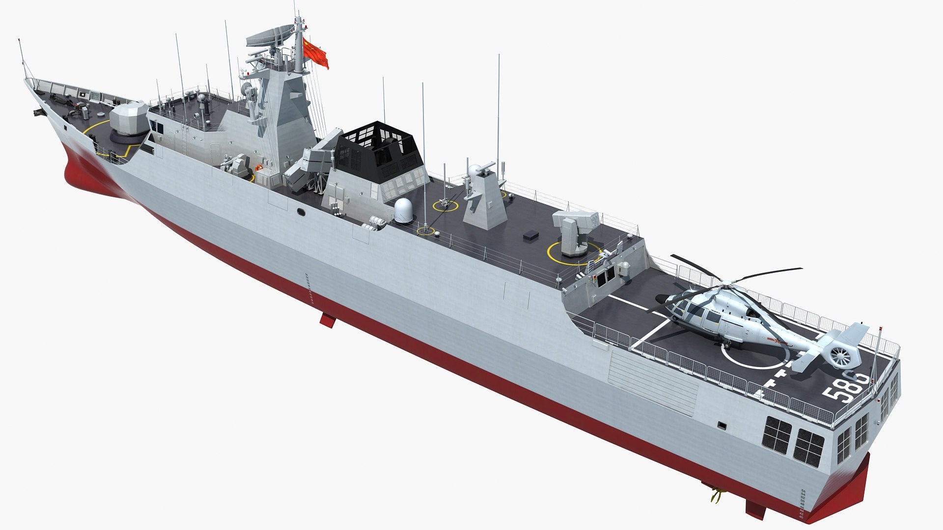 Chinese Navy Type 054A 056 Corvette 3D model - TurboSquid 1940519