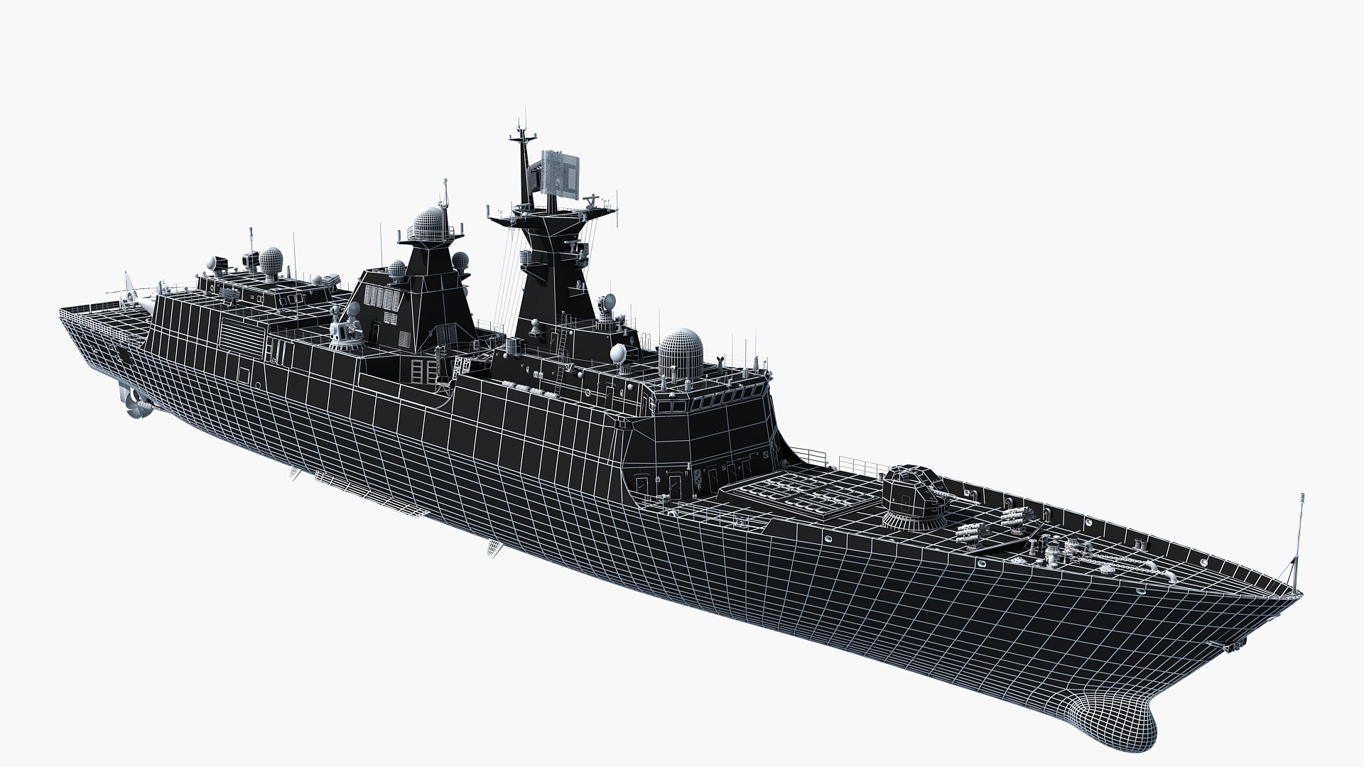 Chinese Navy Type 054A 056 Corvette 3D model - TurboSquid 1940519