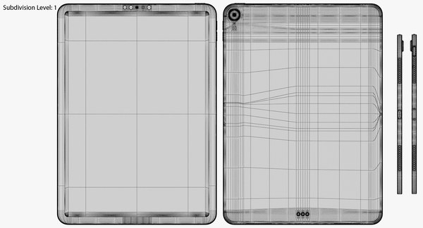 Realistic apple ipad pro 3D model - TurboSquid 1347562