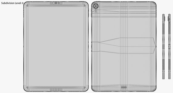 Realistic apple ipad pro 3D model - TurboSquid 1347562