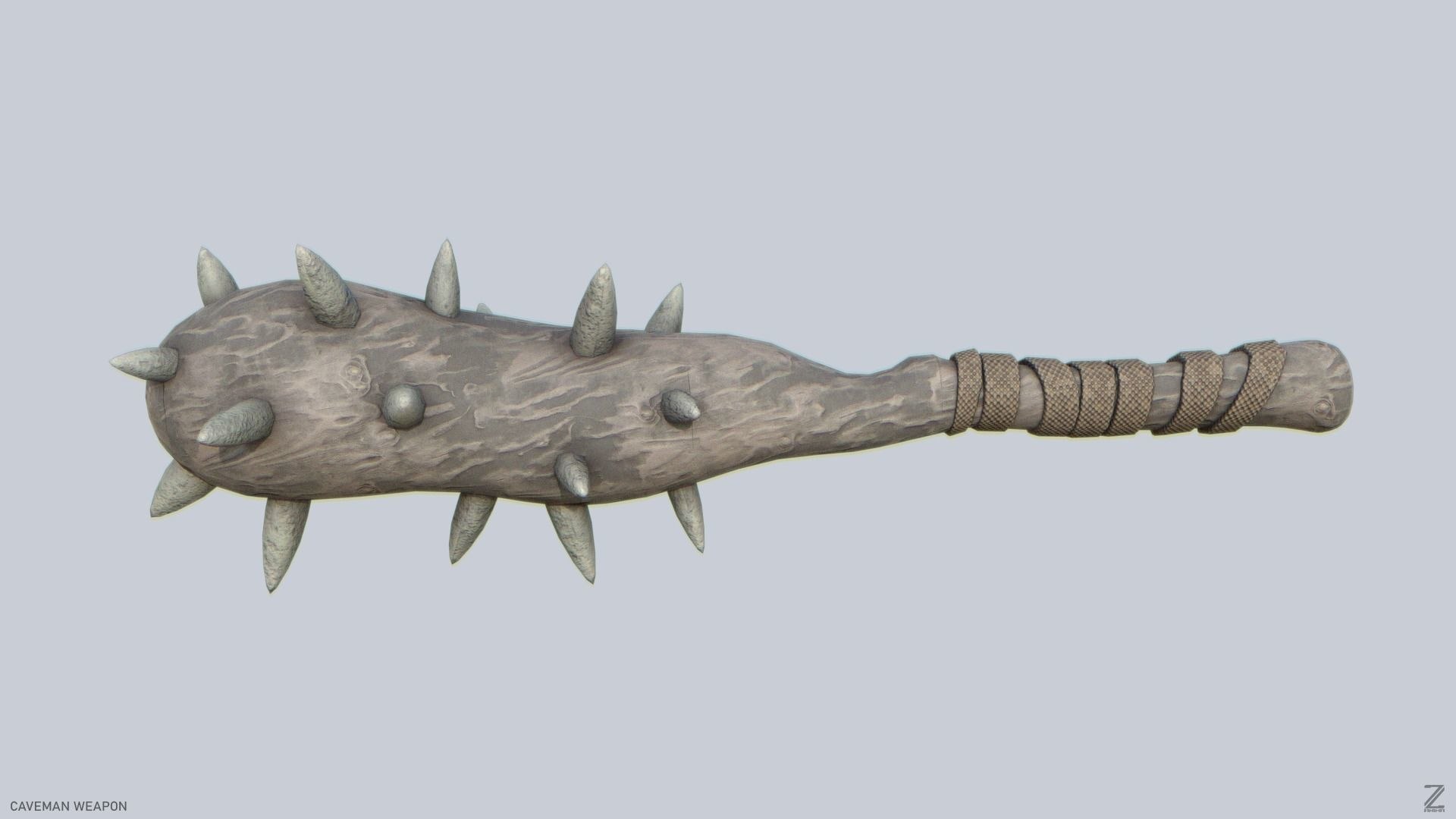 3D Caveman Weapon Model - TurboSquid 2241645