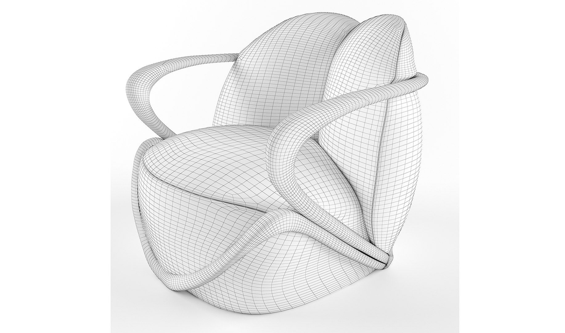 3D Model Arm Chair Hug - TurboSquid 2037415