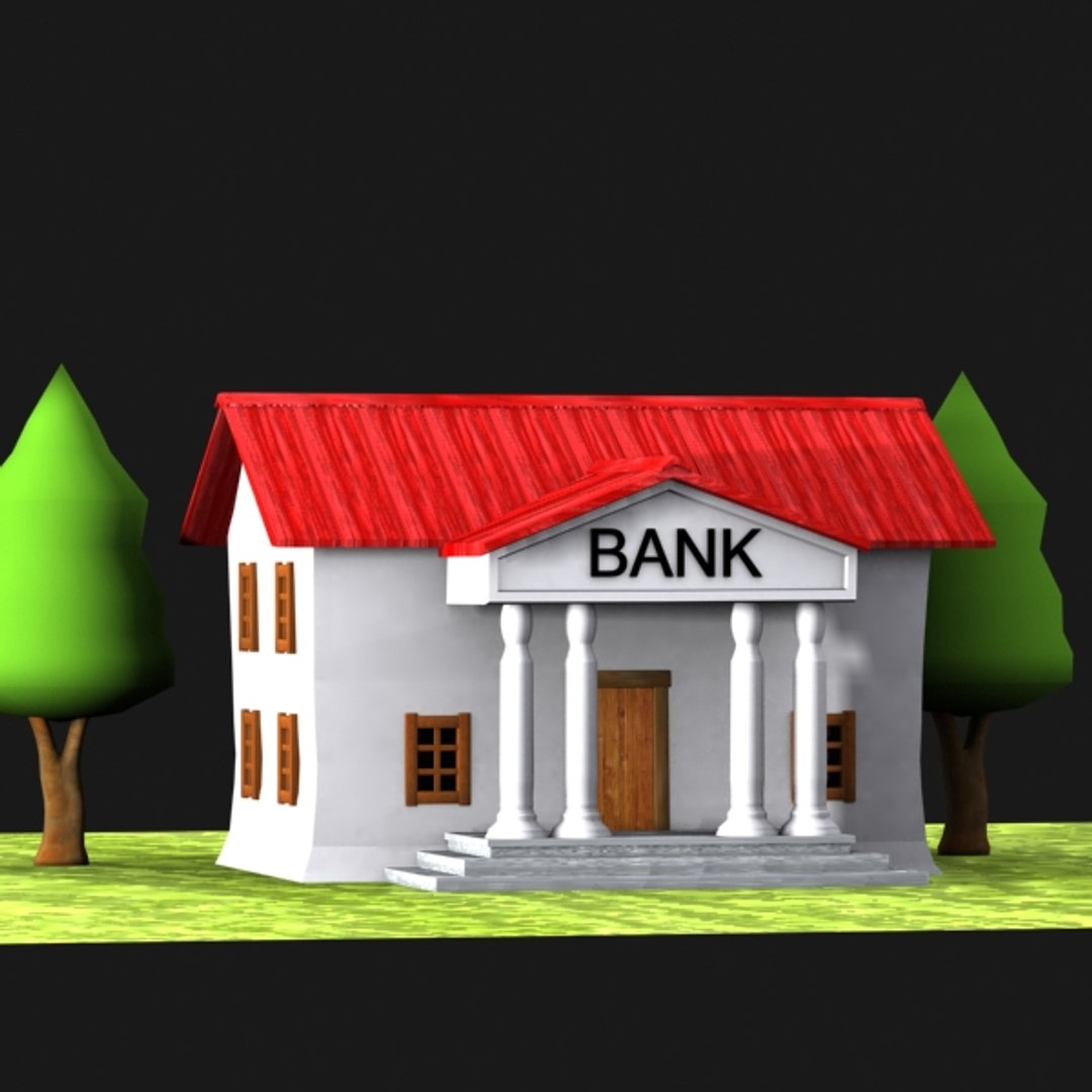 3dsmax cartoon bank toon