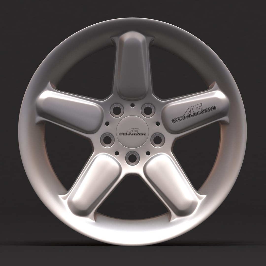 AC Schnitzer Type 2 printable rim Modelo 3D - TurboSquid 1912834