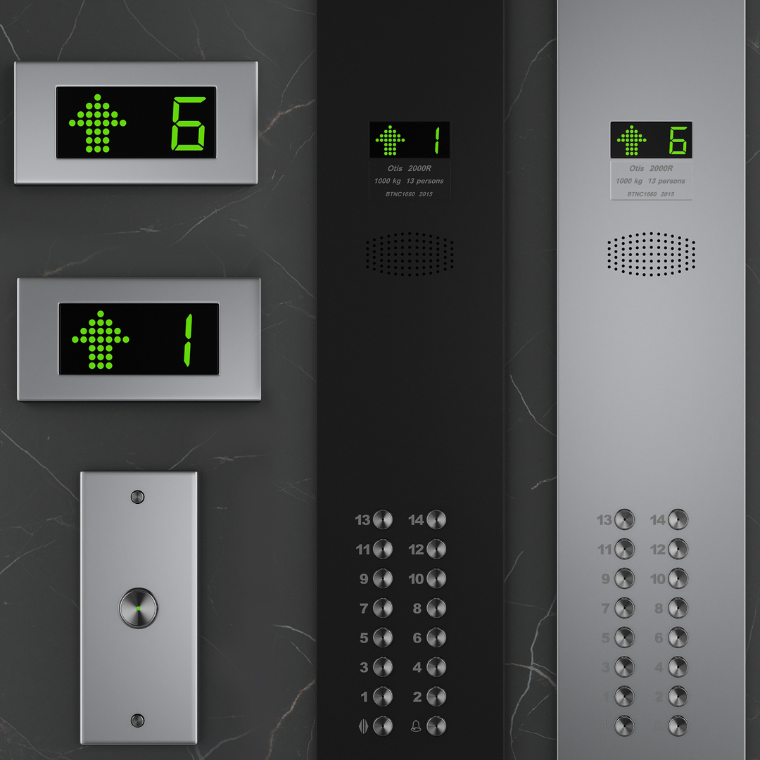 Winda OTIS 2000 R Model 3D - TurboSquid 1838366