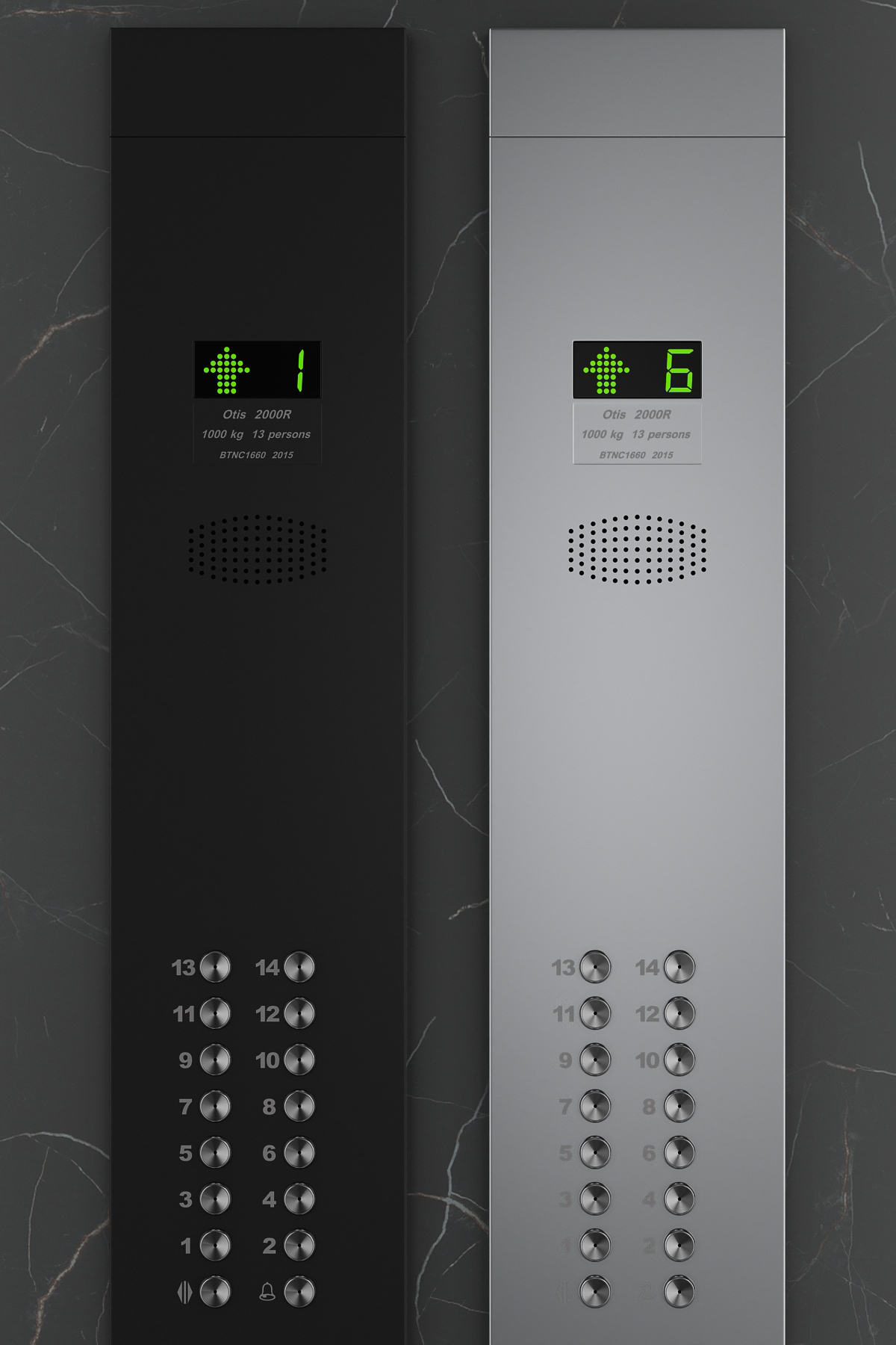 Winda OTIS 2000 R Model 3D - TurboSquid 1838366