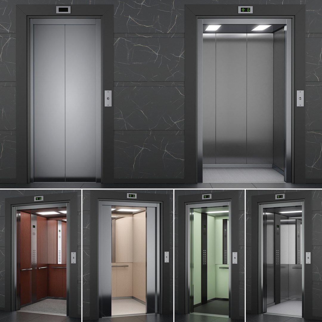 3D OTIS 2000 R Elevator Model - TurboSquid 1838366