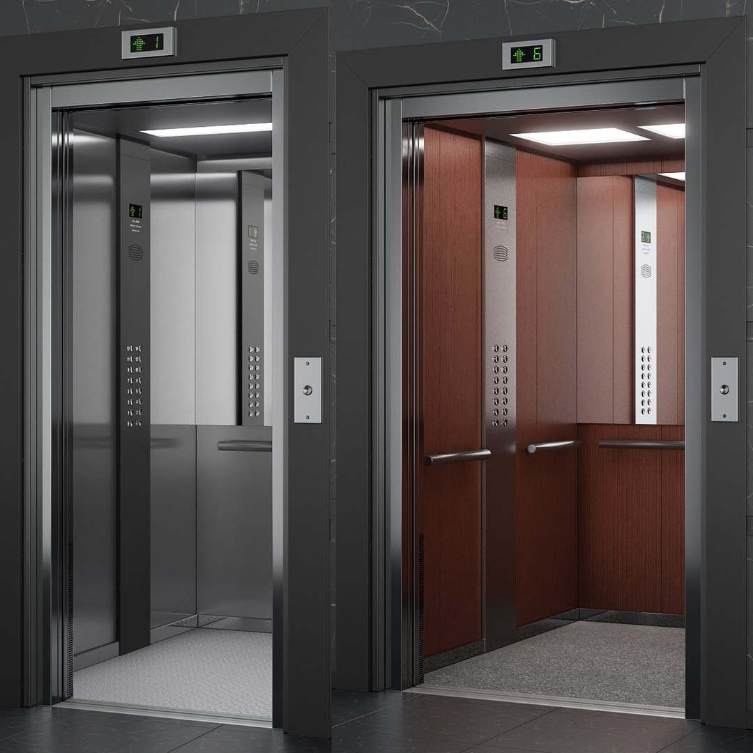 3D OTIS 2000 R Elevator Model - TurboSquid 1838366