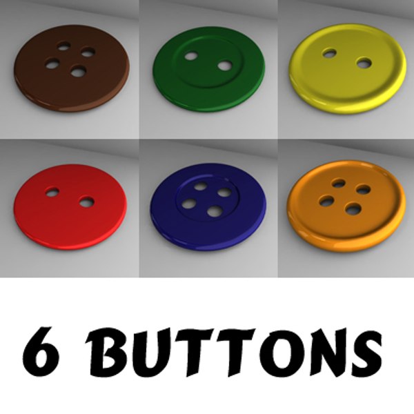 Button 3D Models for Download | TurboSquid