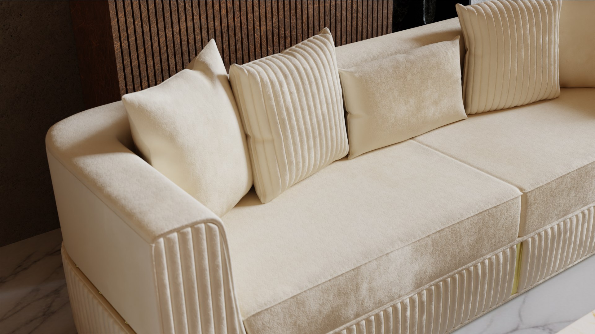 Venus Sofa Set 3D Model - TurboSquid 2245681