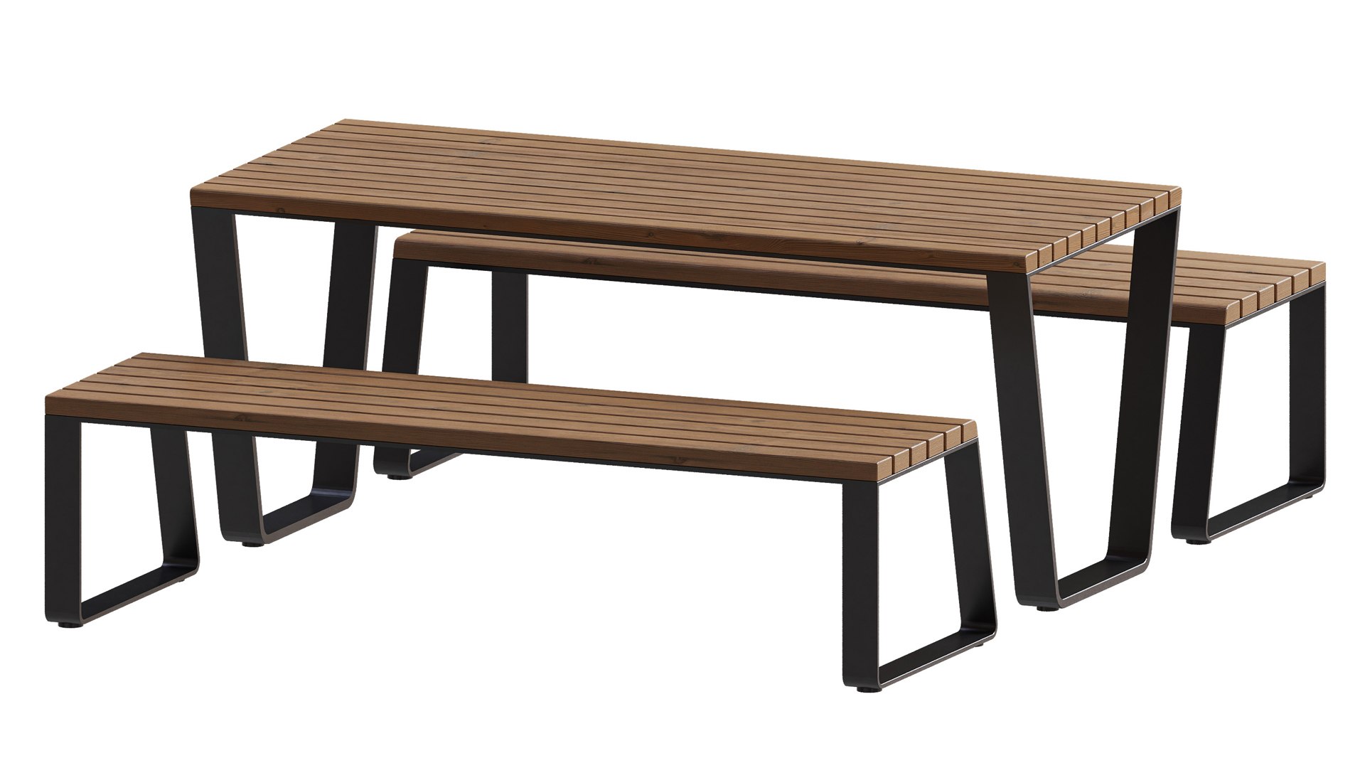 3D Garden Table Model - TurboSquid 2210836