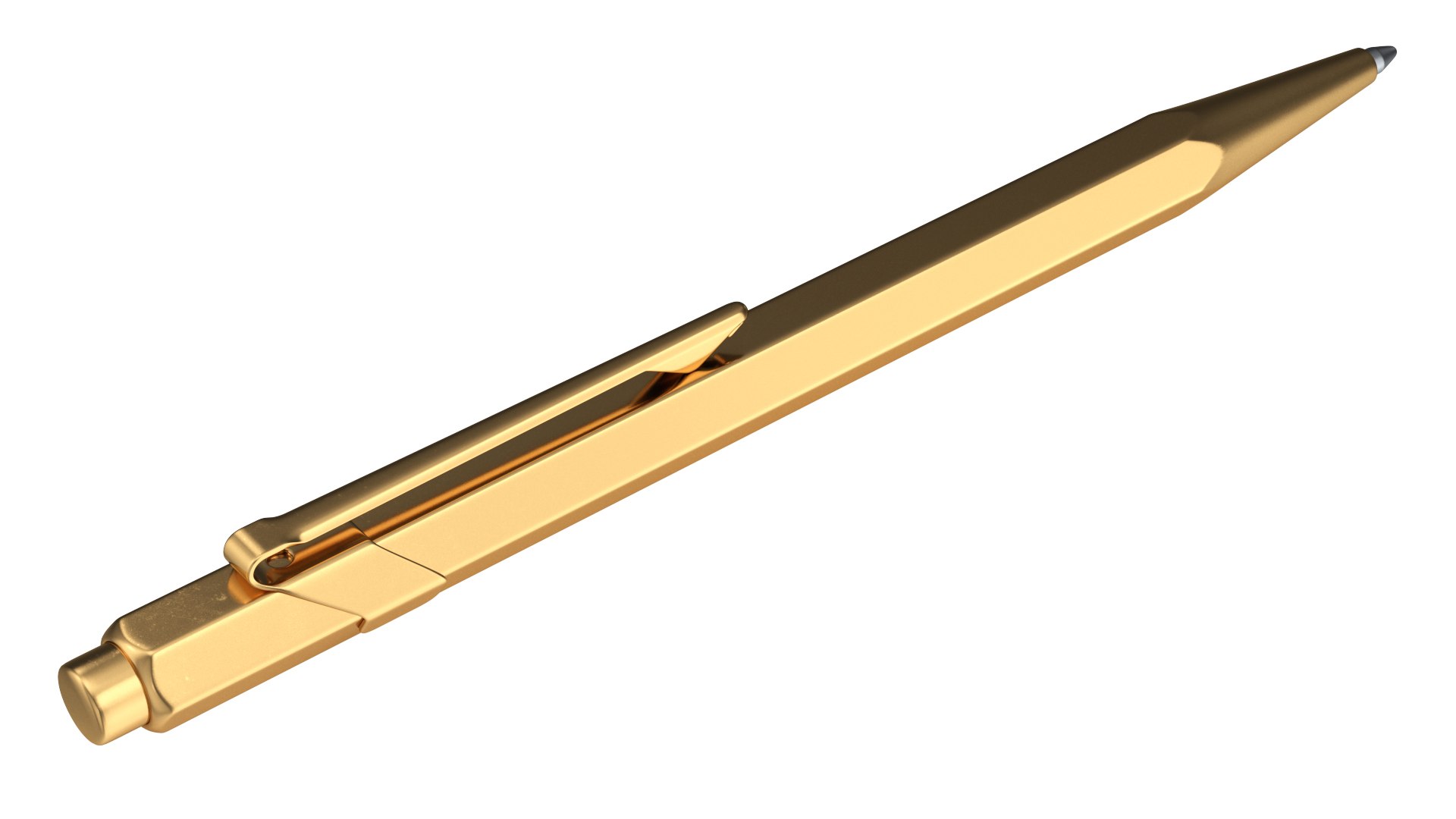 3D Luxury Golden Pen - TurboSquid 2059876
