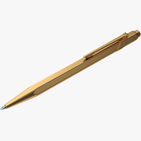 modelo 3d Luxury Golden Pen - TurboSquid 2059876