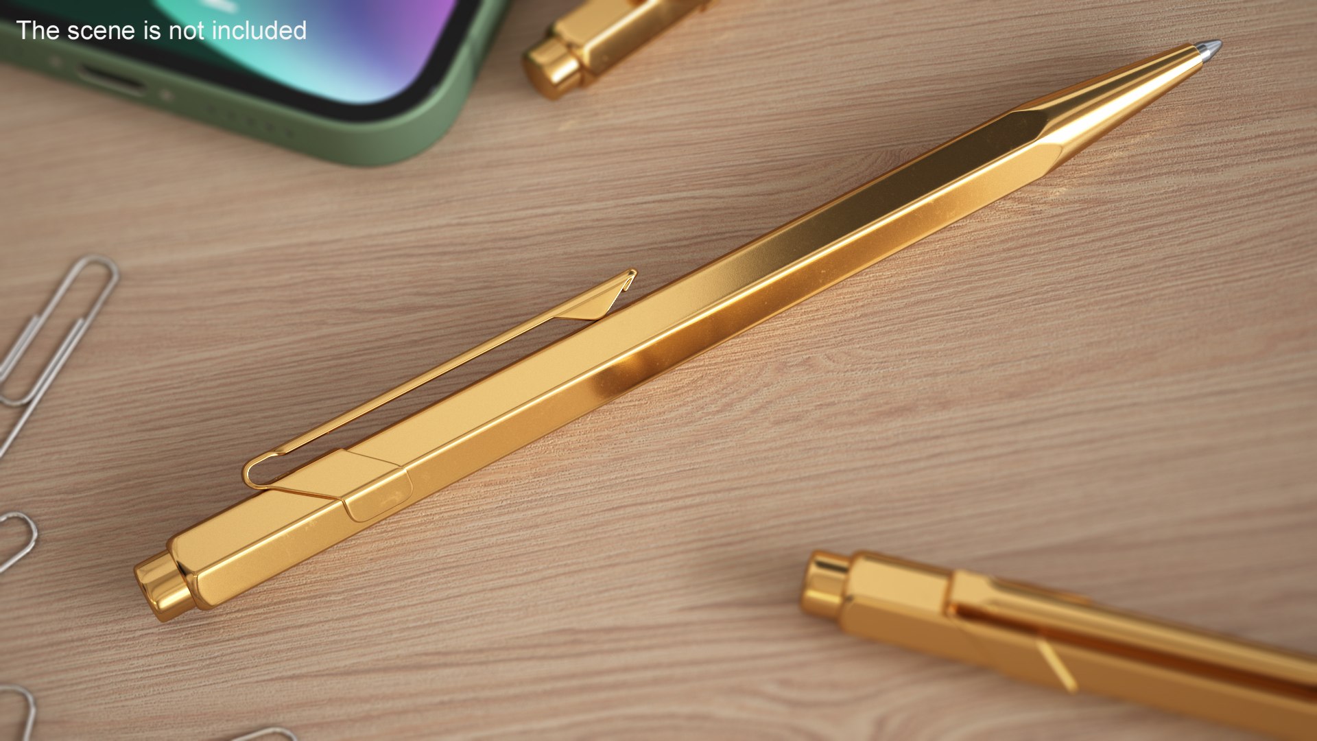 3D Luxury Golden Pen - TurboSquid 2059876