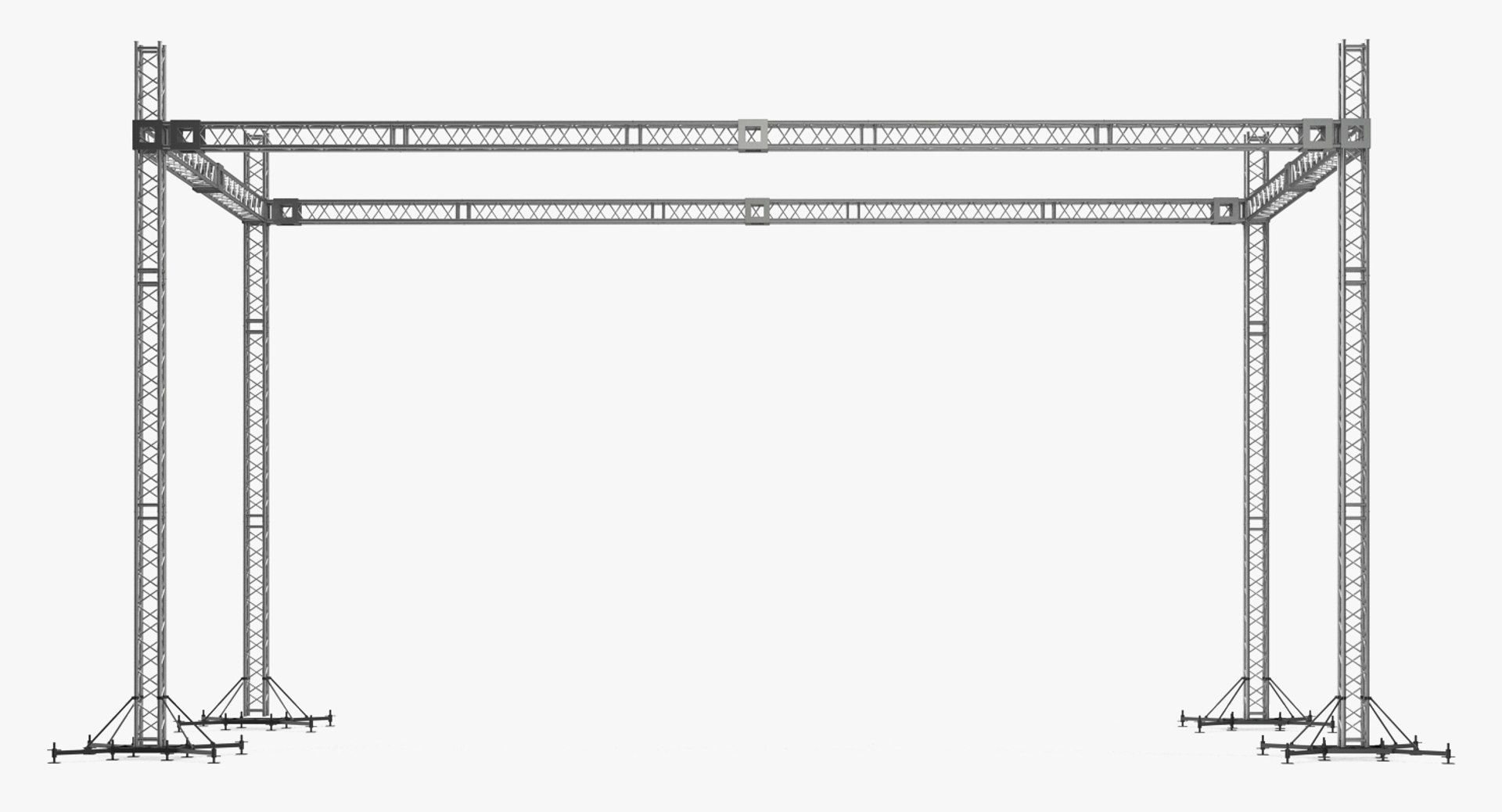 3D Big Truss - TurboSquid 1254056