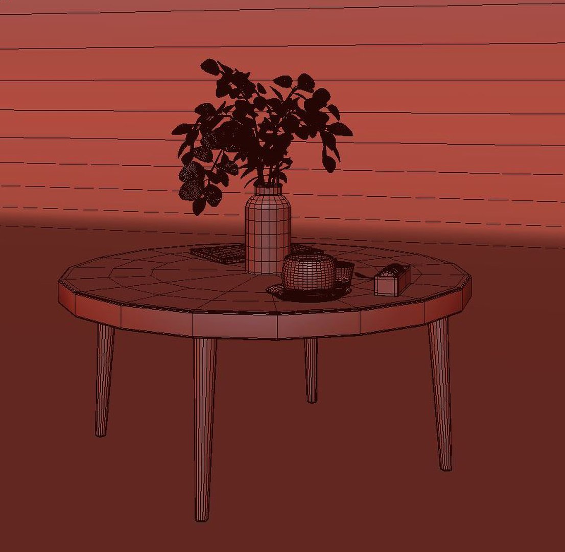 3D Coffee Table Set 5 - TurboSquid 1781332