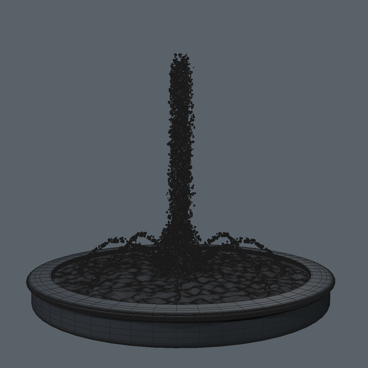 3D model tall cluster water fountain - TurboSquid 1359708