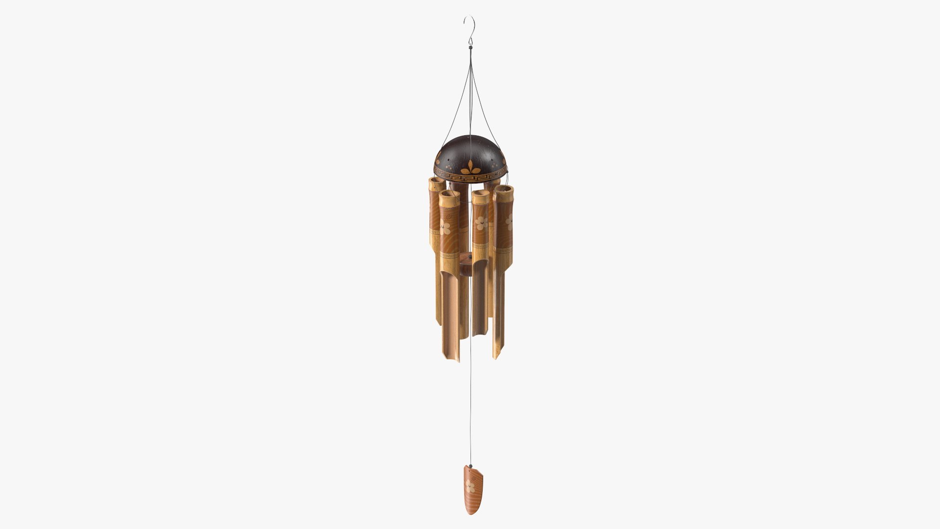 Bamboo Wind Chimes 3D model - TurboSquid 1846638