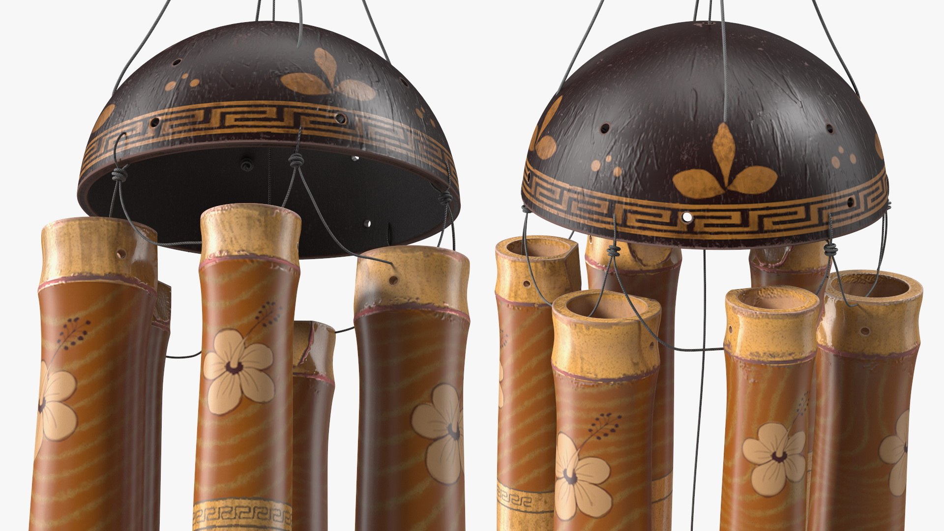 Bamboo Wind Chimes 3D Model - TurboSquid 1846638