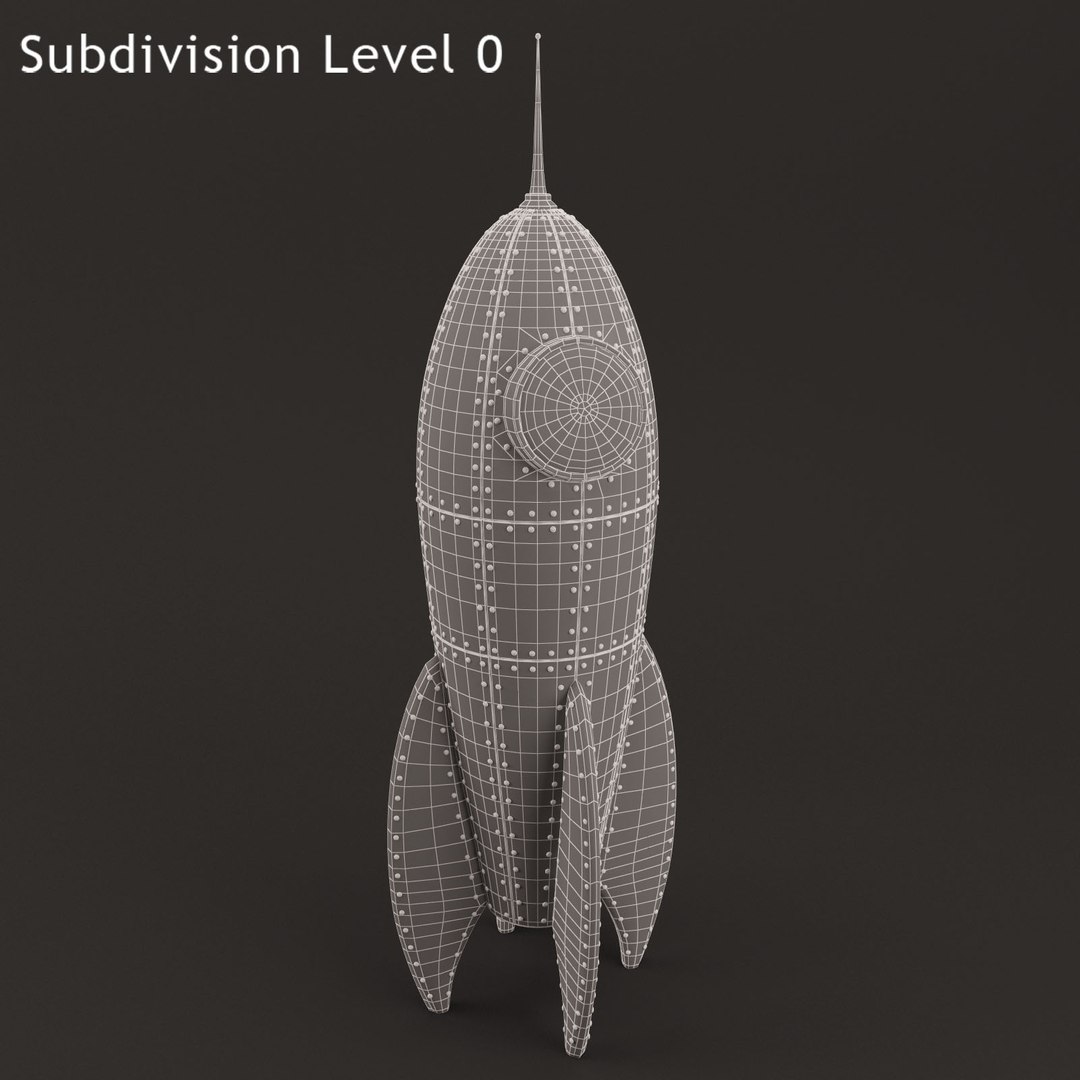 Rocket Spaceship 3d Model