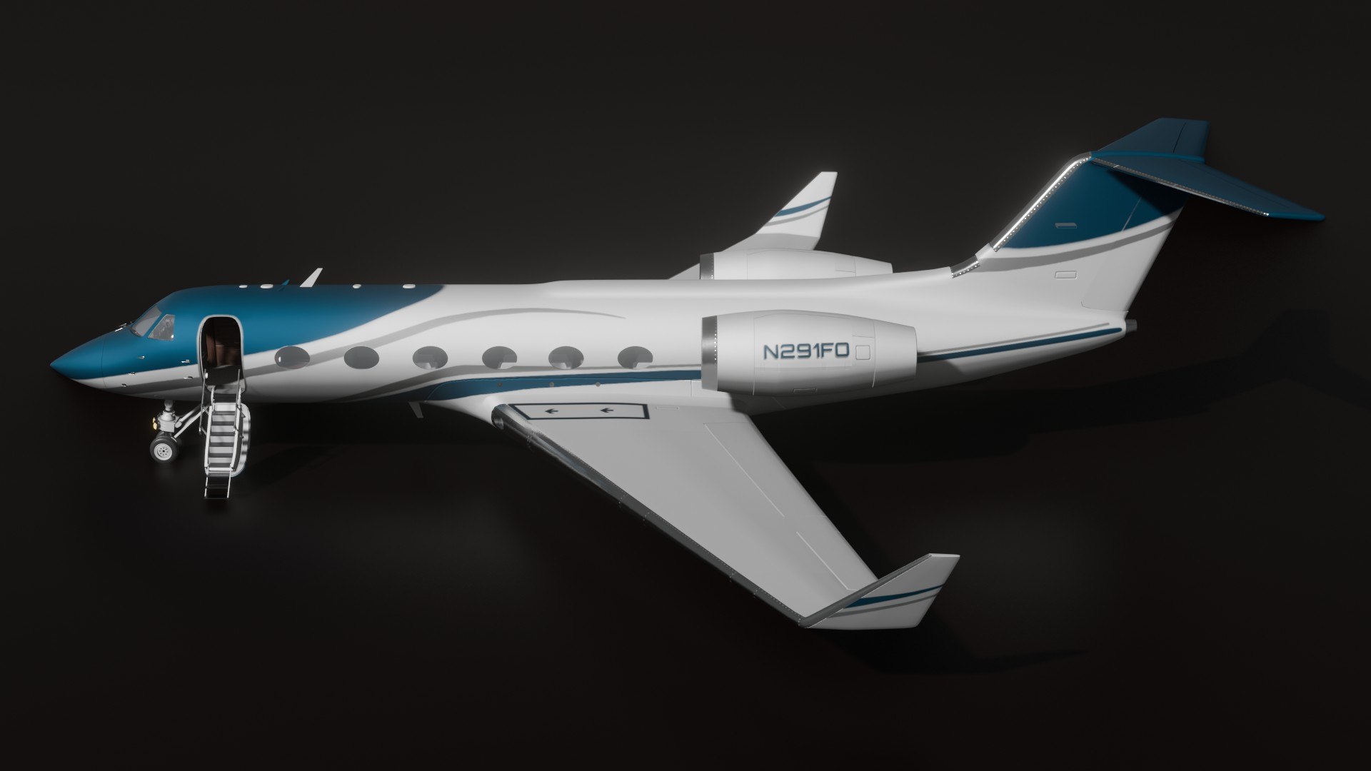 3D Private Jet Model - TurboSquid 2324701