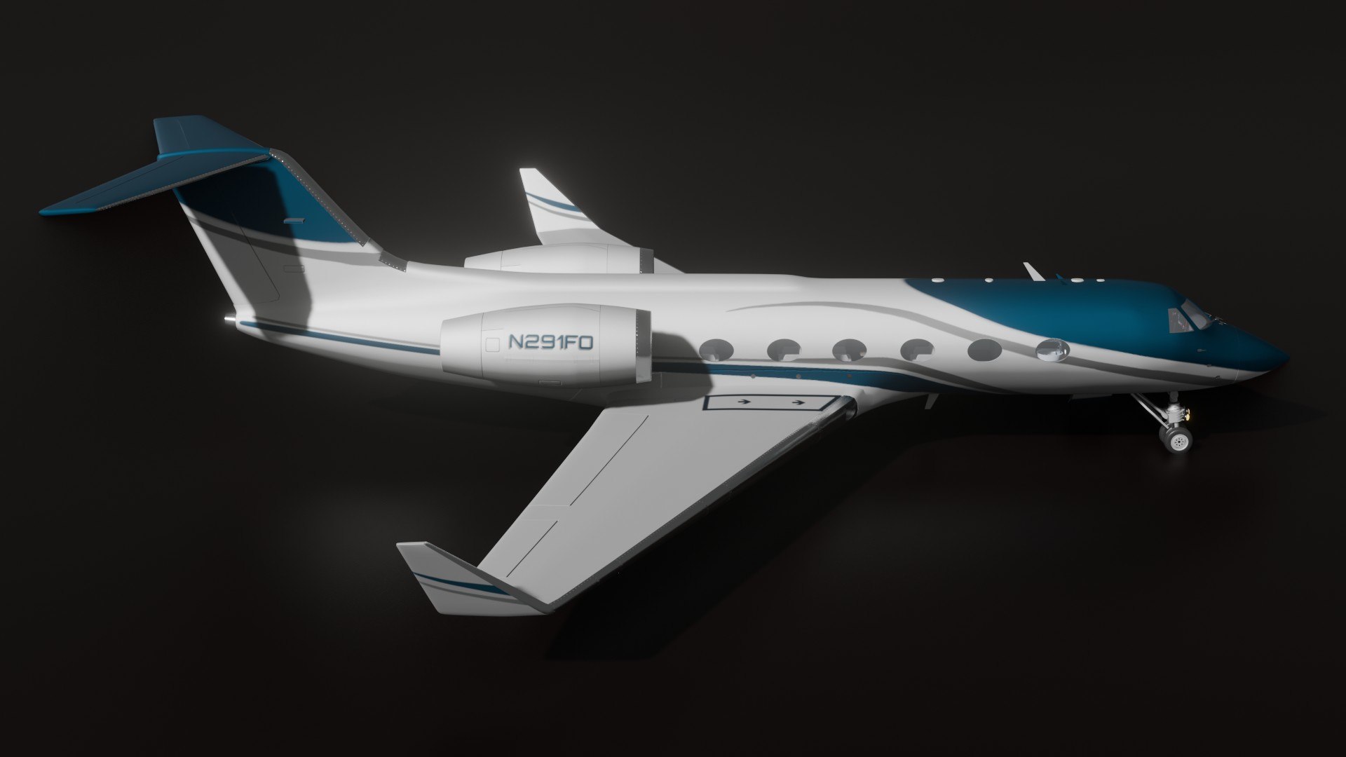 3D Private Jet Model - TurboSquid 2324701