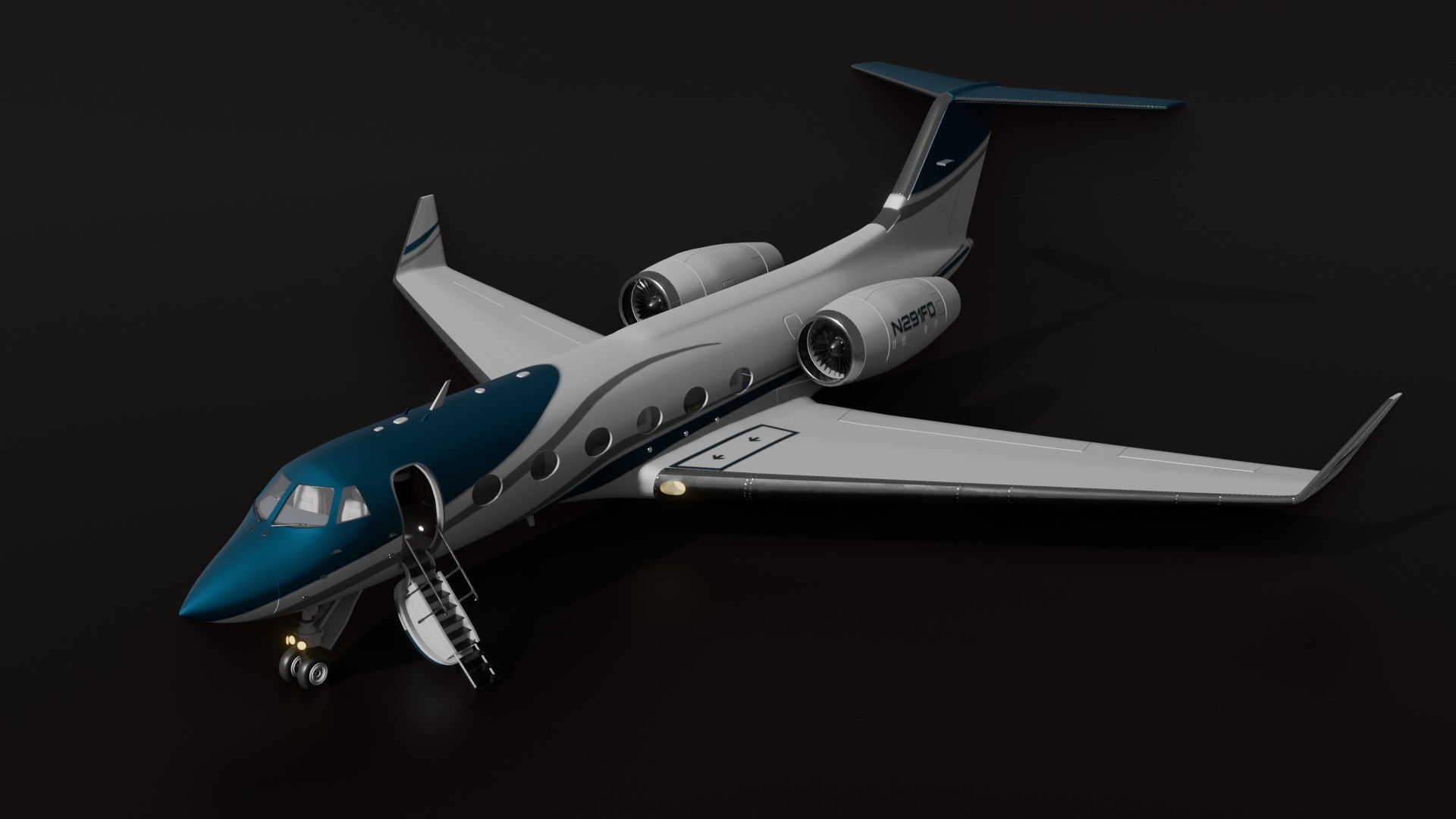 3D Private Jet Model - TurboSquid 2324701