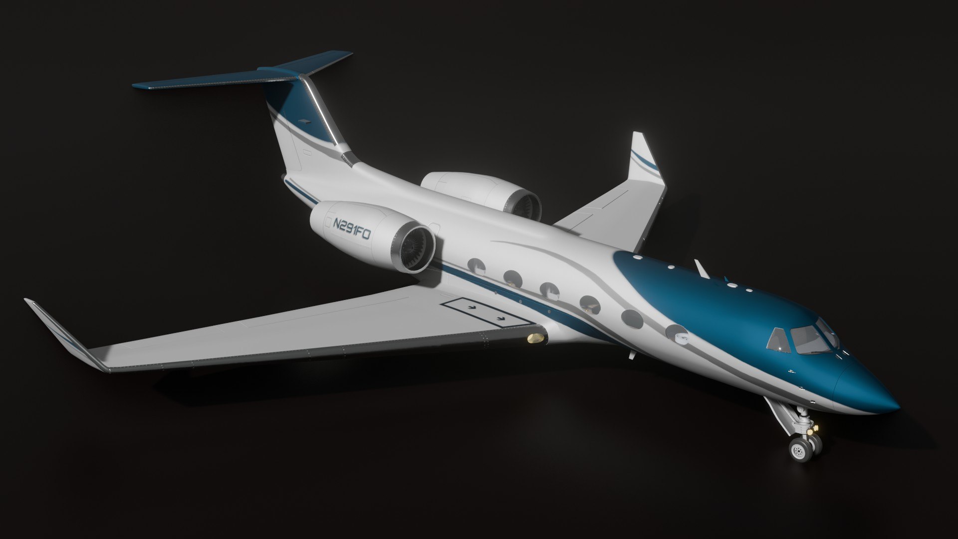 3D Private Jet Model - TurboSquid 2324701