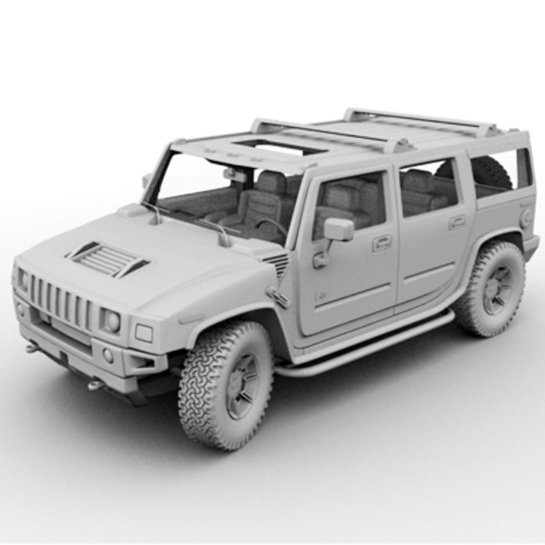 3d Hummer H2 2005