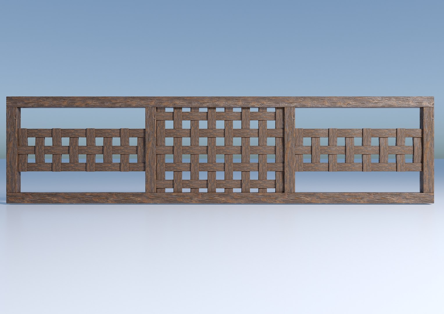 Wicker Border 3D Model - TurboSquid 1613155