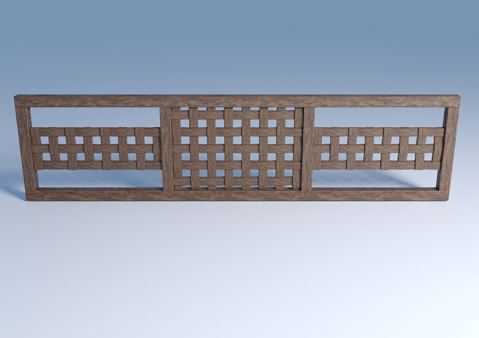 Wicker Border 3D Model - TurboSquid 1613155