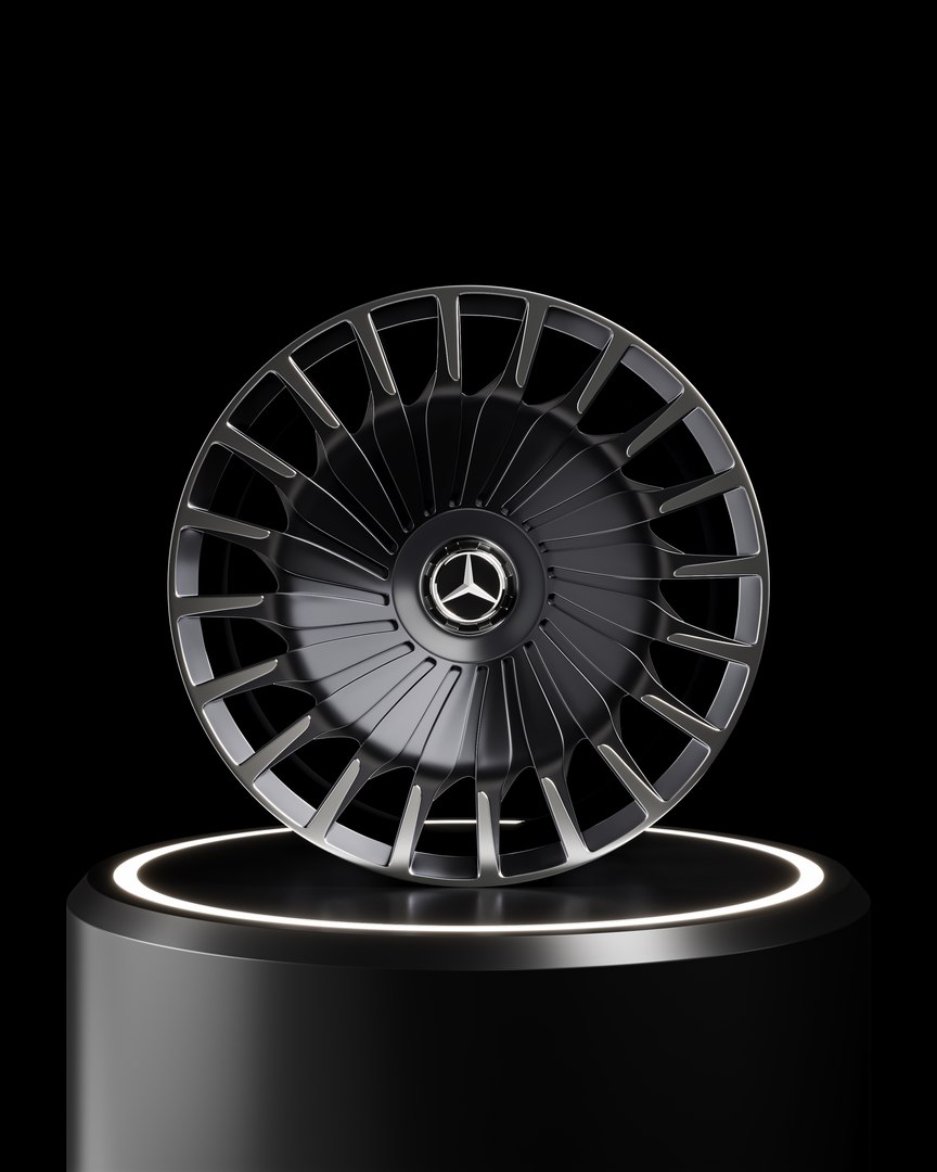 3D Mercedes Benz Rim - TurboSquid 2133468