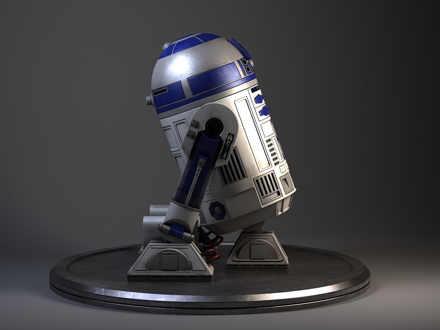 3d Model R2d2 Rigged