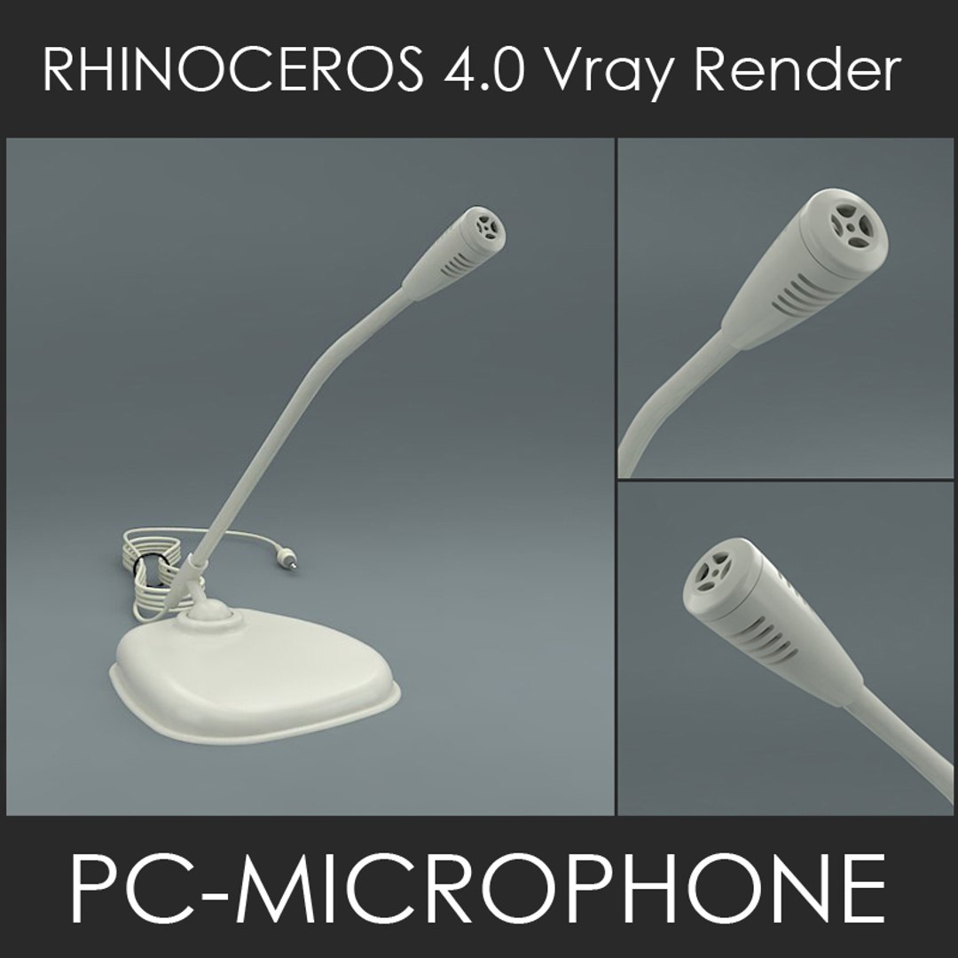 Pc Microphone Obj