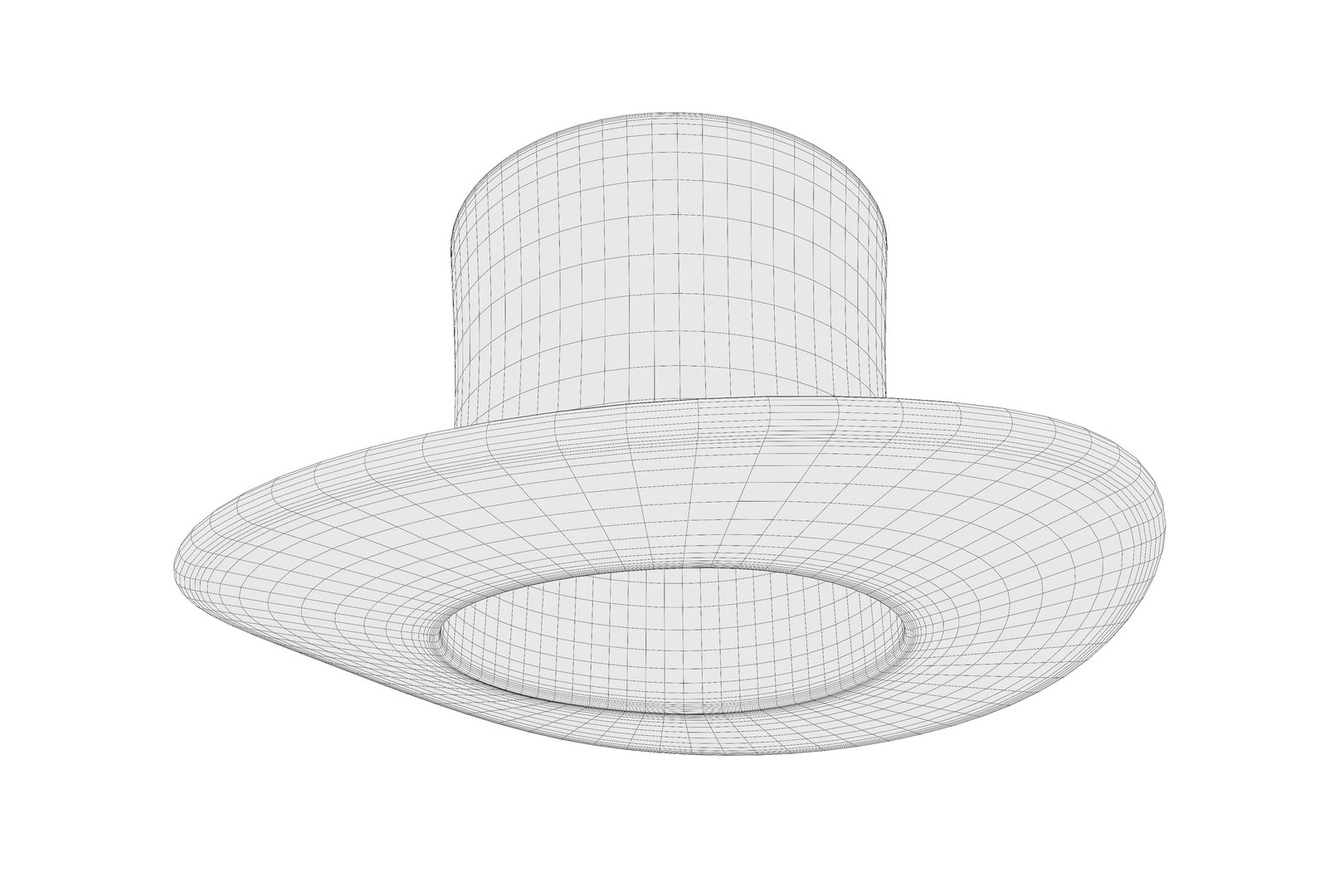 3D Top Hat Red 04 Model - TurboSquid 2305829