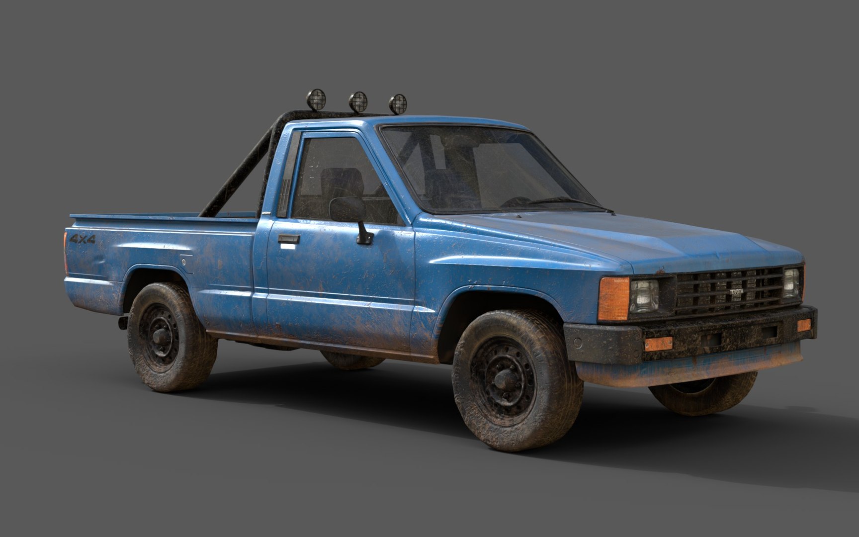 Toyota Hilux 1983 3D - TurboSquid 1227649