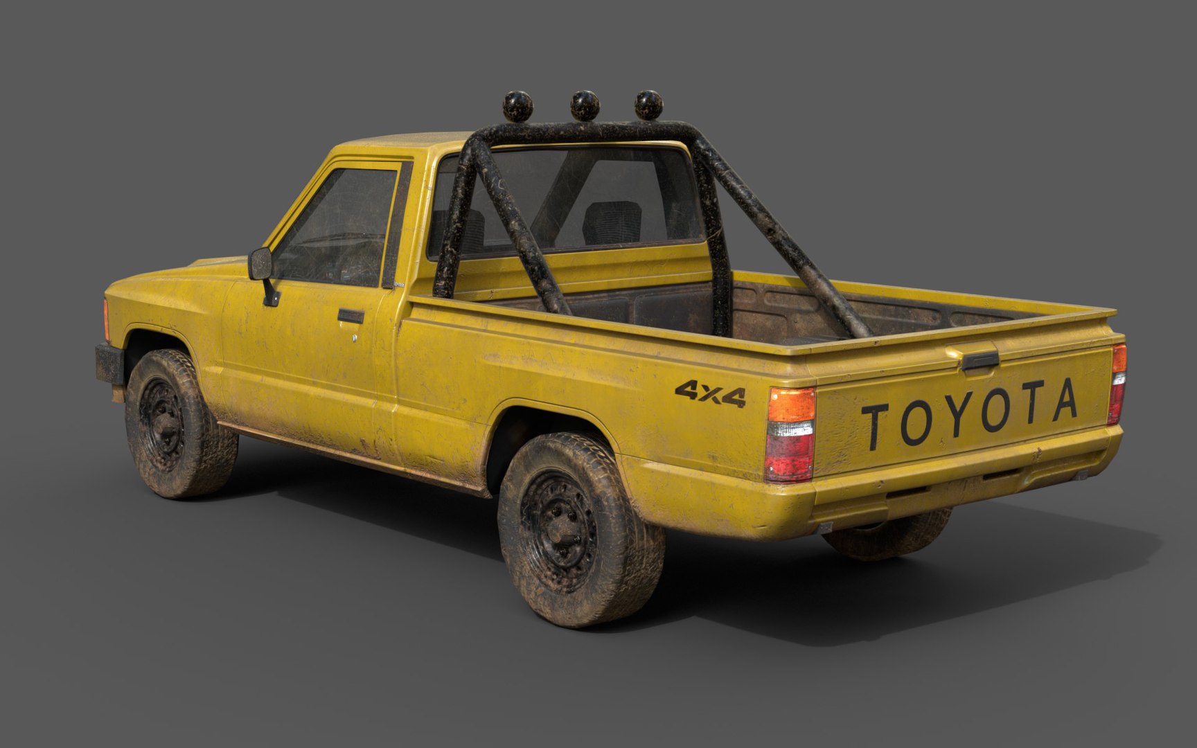 Toyota Hilux 1983 3D - TurboSquid 1227649