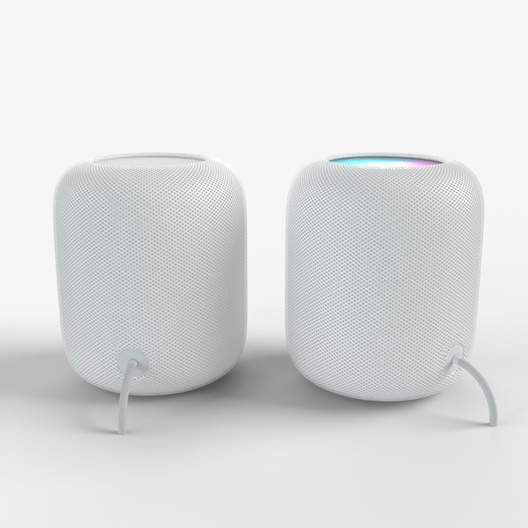 Apple HomePod 2024 White 3D - TurboSquid 2302801