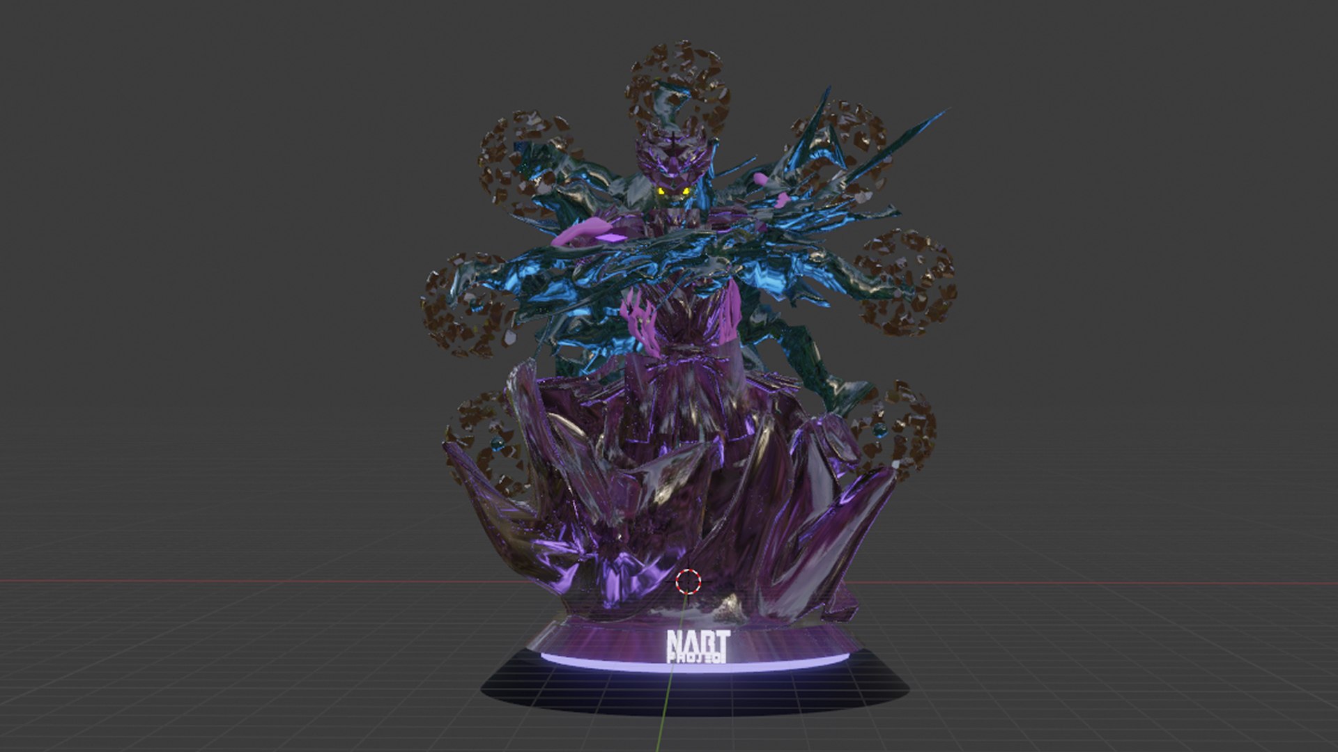 3D Model Sasuke Indra Statue - TurboSquid 1829289