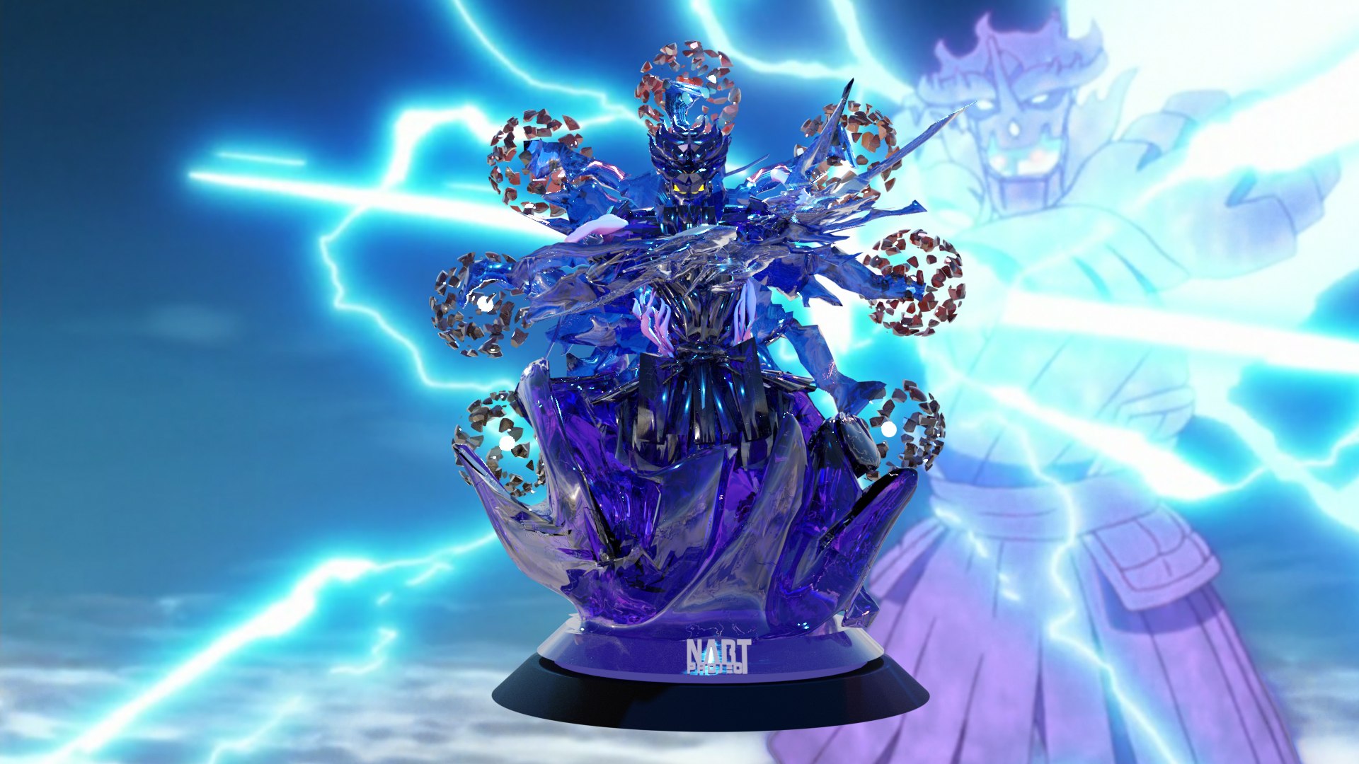 3D Model Sasuke Indra Statue - TurboSquid 1829289