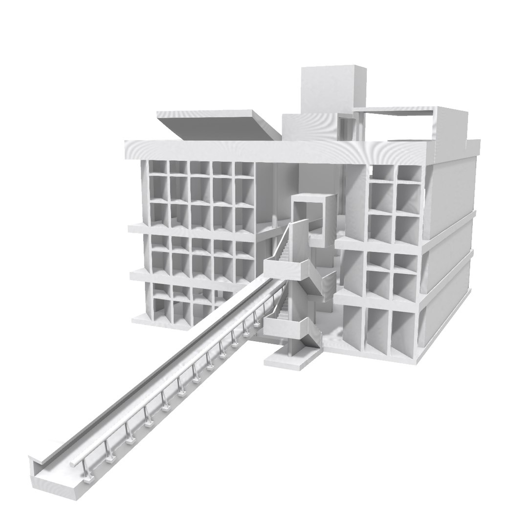 Mill Owners Association Building 3D model - TurboSquid 1967556